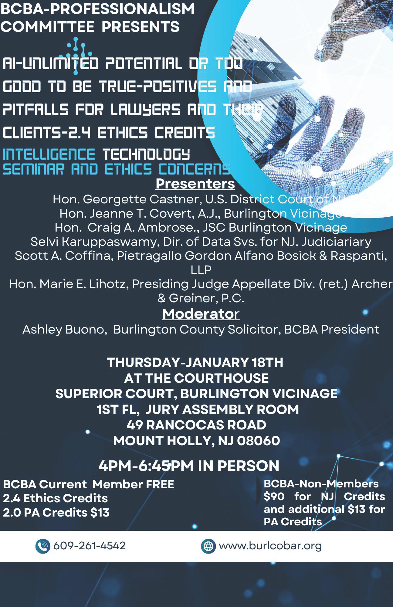 Continuing Legal Education (CLE) | Burlington County Bar Association